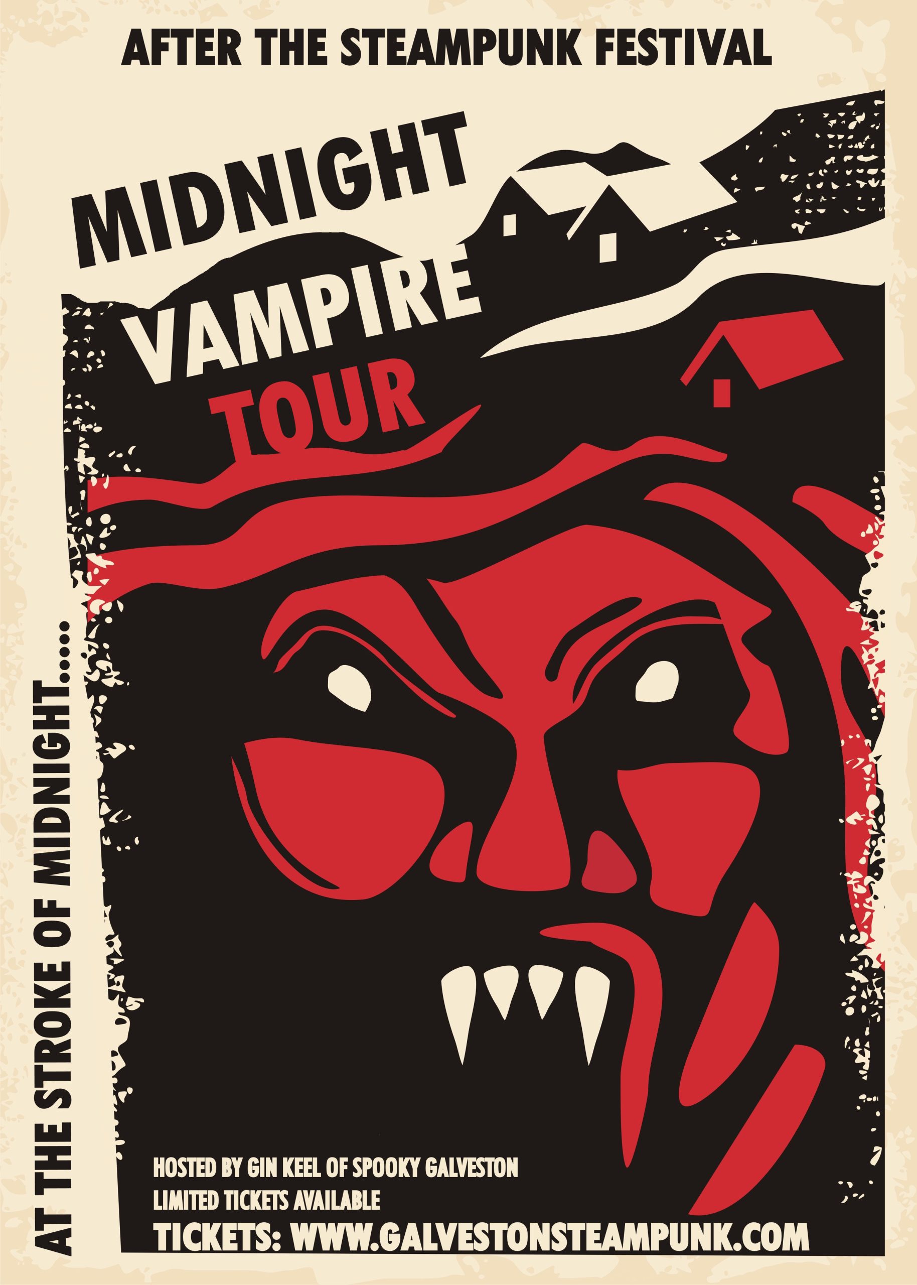Midnight Vampire Tour - Galveston Steampunk Festival